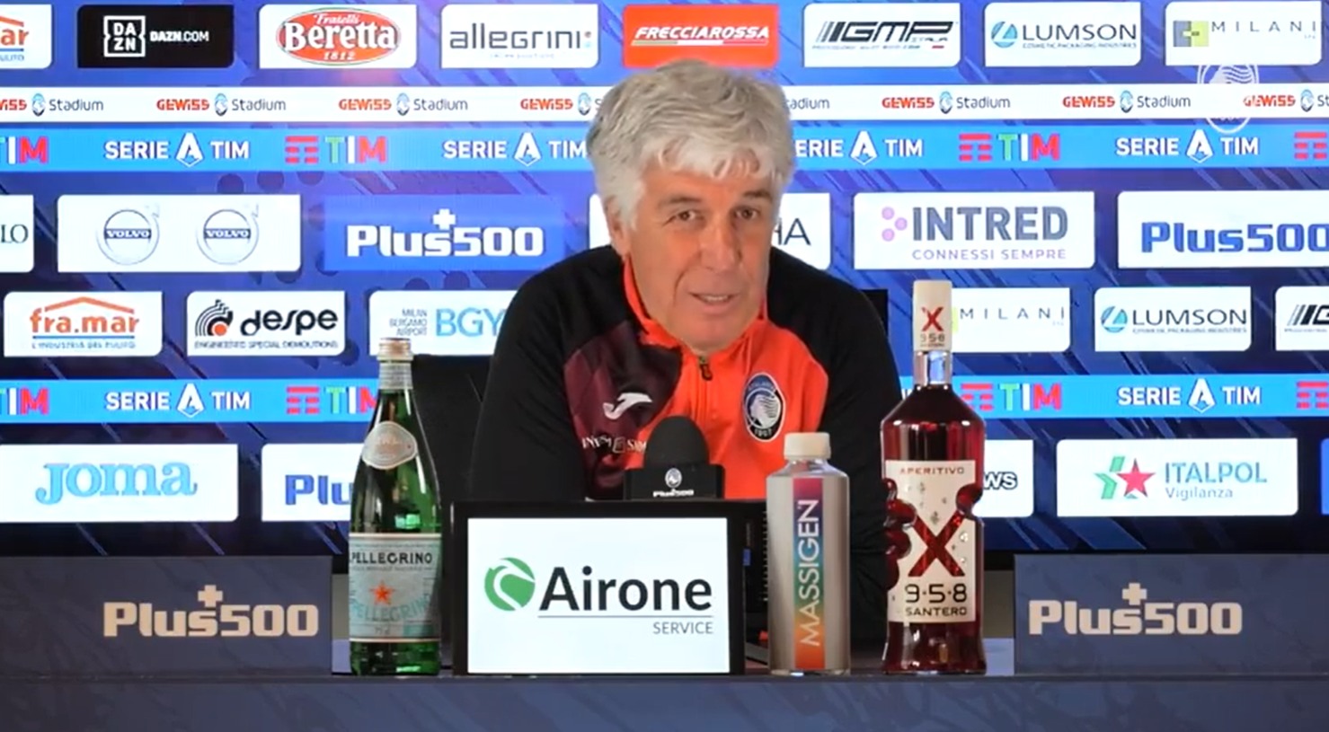 Gasperini: "Nelle ultime stagioni noi davanti all'Inter. Juventus forse ...