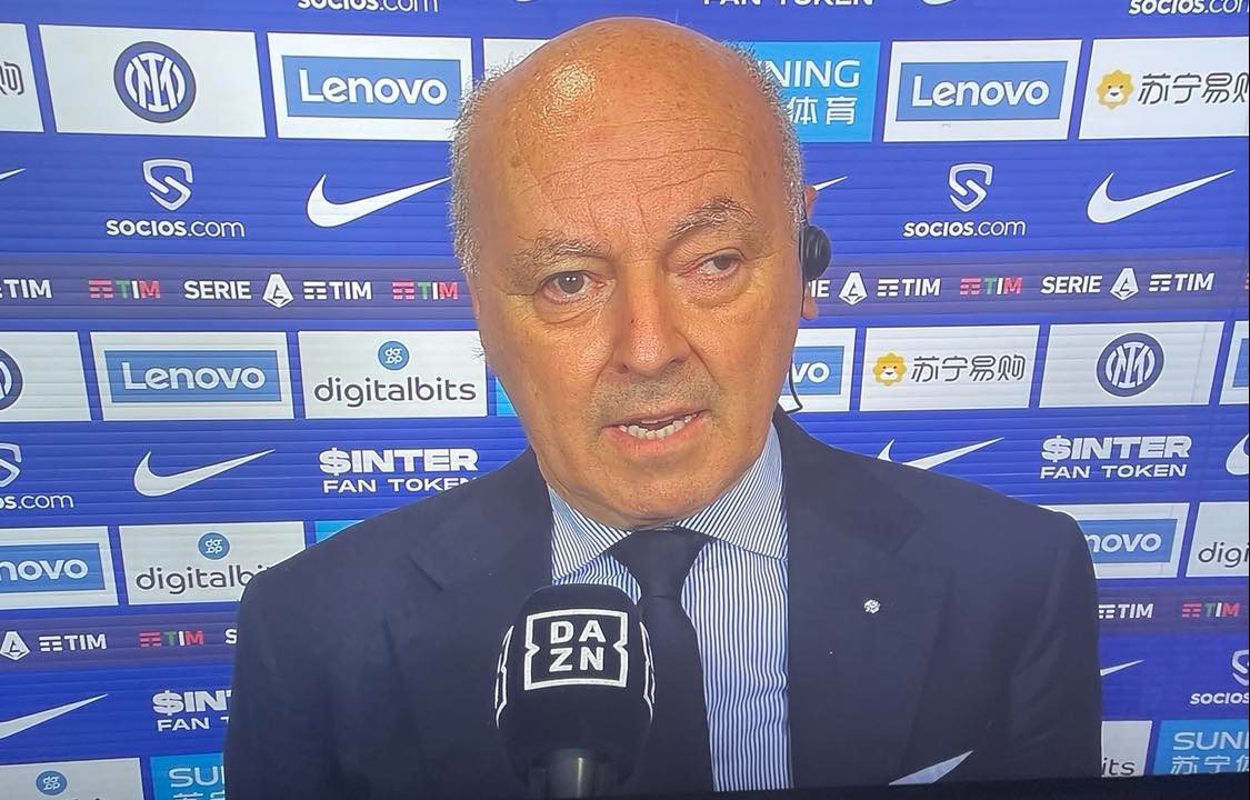 Marotta: "Complimenti al Milan, complimentissimi all'Inter. Sul mercato..."