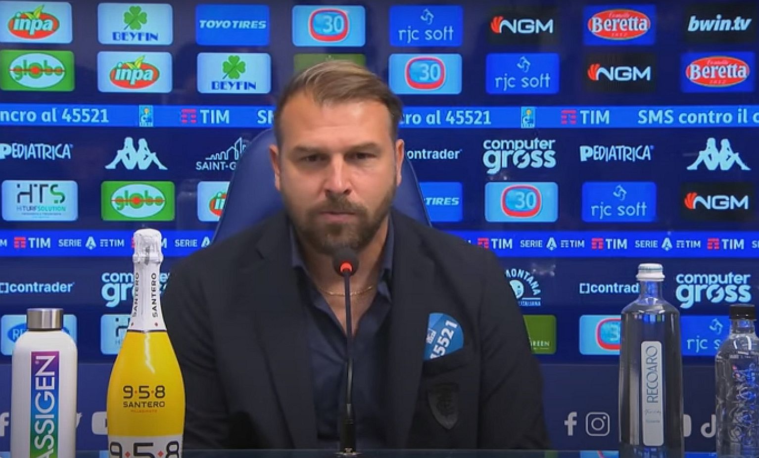 Paolo Zanetti: "L'Inter è fortissima, siamo riusciti a sorprenderla"